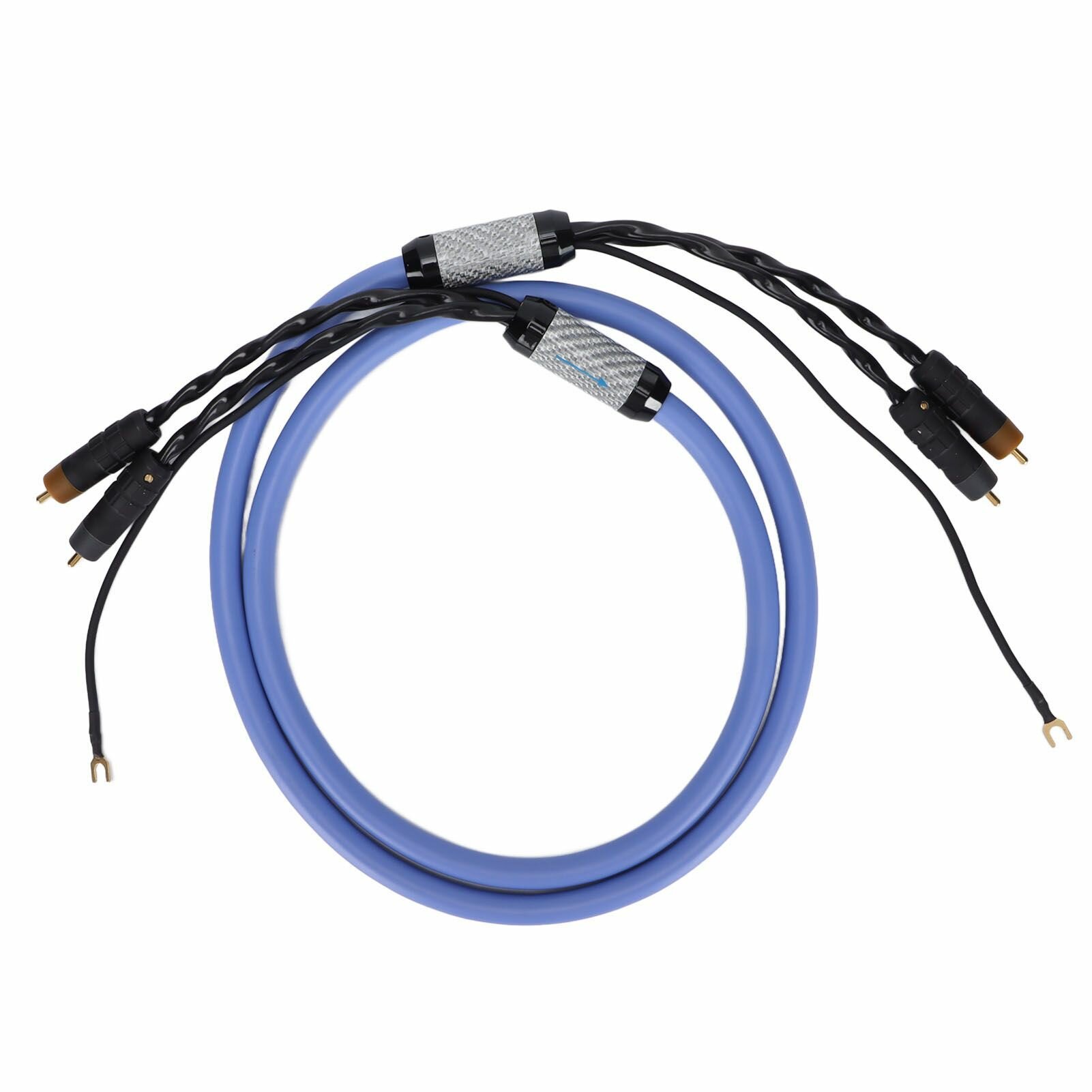 Кабель тонарма Xangsane 2RCA-2RCA HiFi 1м с заземлением