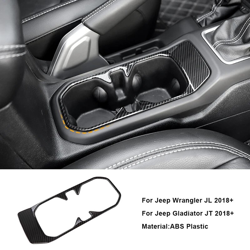 BAWA ABS автомобильное украшение интерьера и защитный чехол Комплект для Jeep Wrangler JL 2018 2019 2020 2021 2022 2023 2024 аксессуары front cup holder