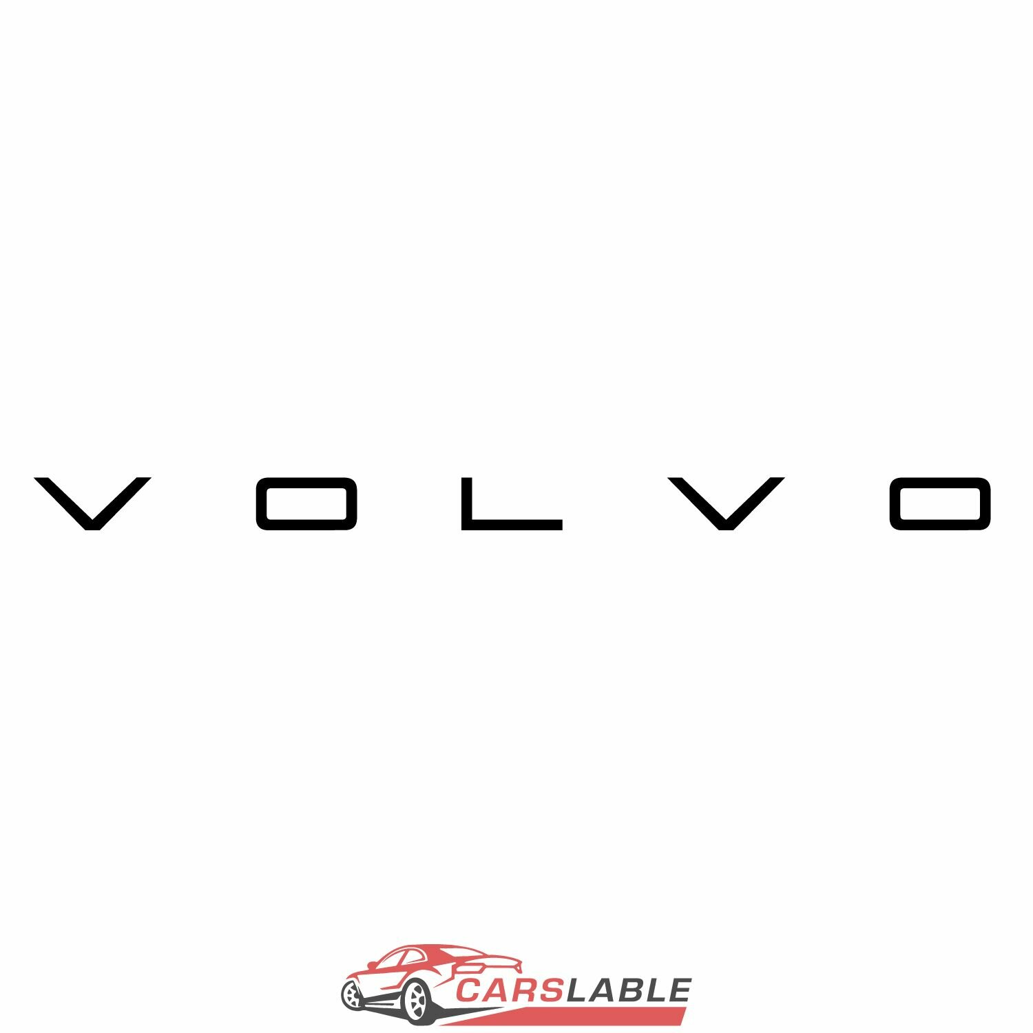 Орнамент (эмблема, шильдик) VOLVO black