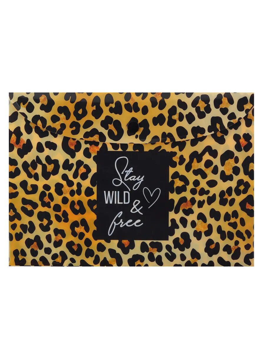 Папка конверт А5 на кнопке