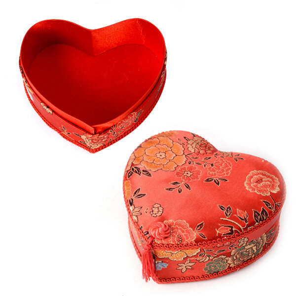 Шкатулка "Пион в форме сердца", Φ16 см, 7 см