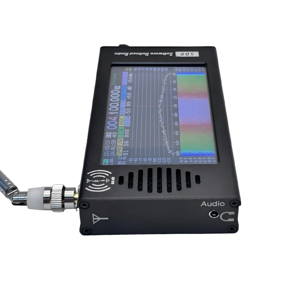 HTOOL SDR Радио Коротковолновое DSP Цифровой FM-радиоприемник Приемопередатчик SDR DSP Демодуляция Цветной дисплей — фото 1