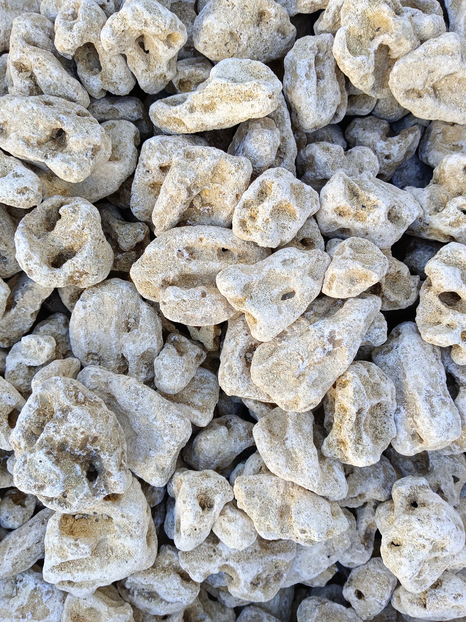 Камень для аквариума "Меотис", галтованный Крымский песчаник, 1 кг