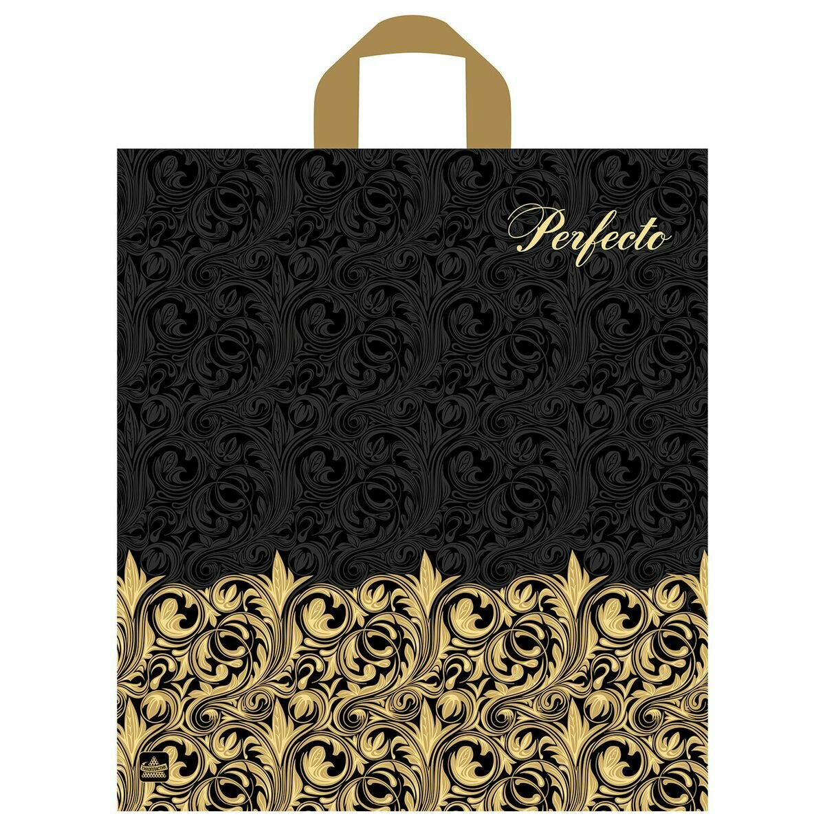 Пакет с петлевой ручкой Тико ПВД, 42х46см, "Перфекто Магнифик", 95мкм (н00153468), 25шт.