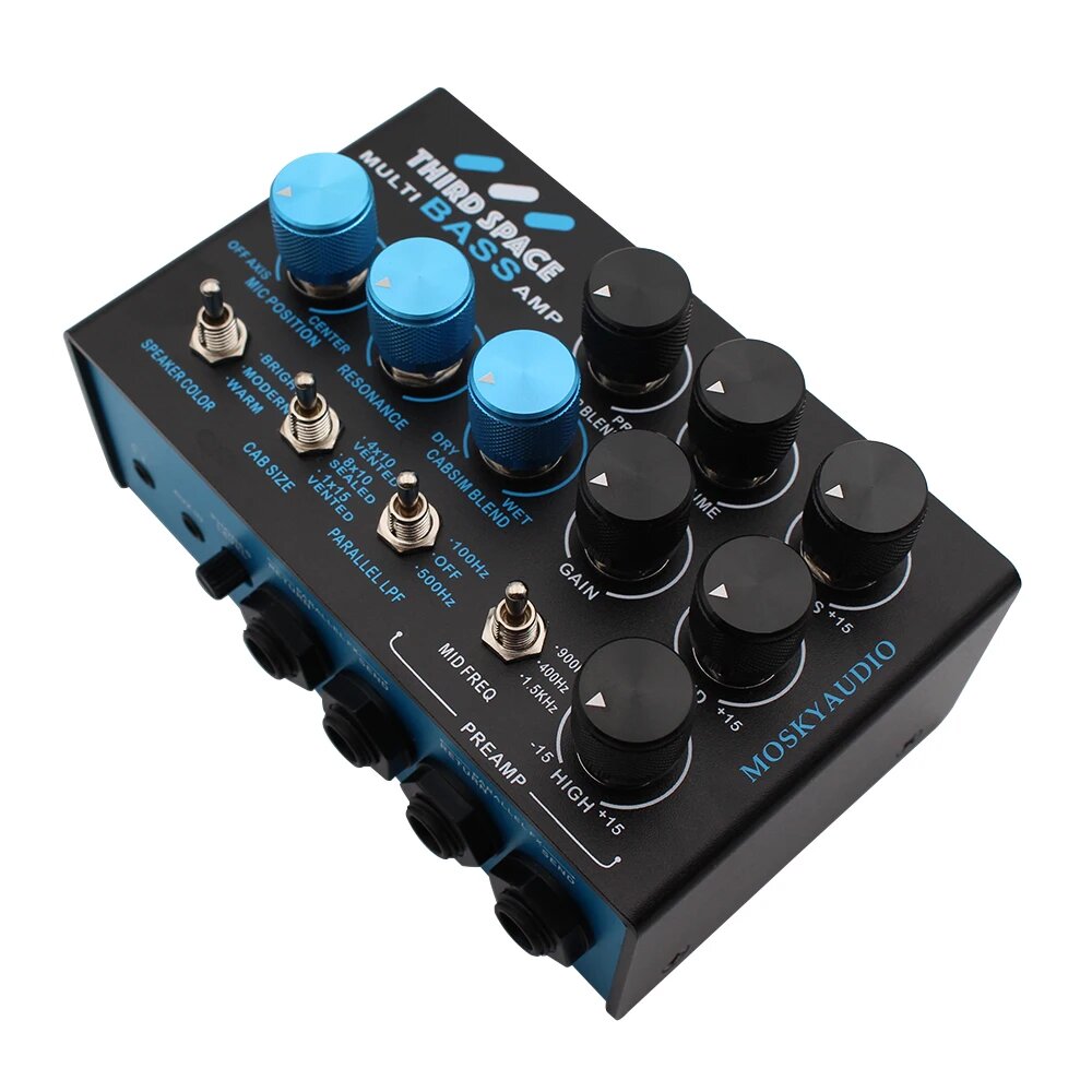 Мультиамперная педаль Mosky Third Space Bass — интегрированная басовая станция и SIM-эффект шкафа для электрического баса