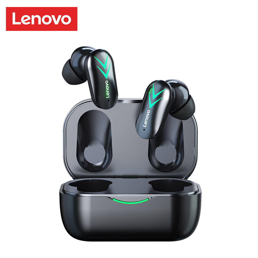 Lenovo XT82 Наушники Беспроводные True Wireless BT5.1 Вкладыши Touch Control С микрофоном 300mAh Чарджер Служебный светодиод Дисплей заряда Черный Белый