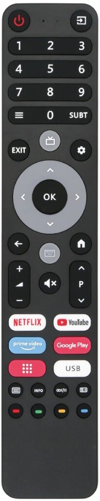 Пульт Huayu DP-V2-IR для телевизора DEXP, Viomi, Aceline, PREMIER