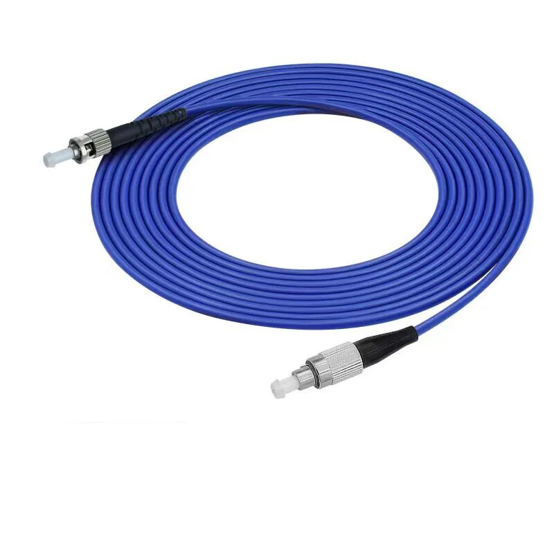 Бронированный оптоволоконный патч-кабель LC/SC/FC/ST, одномодовый, simplex/duplex, 5M, FC-ST-Simplex