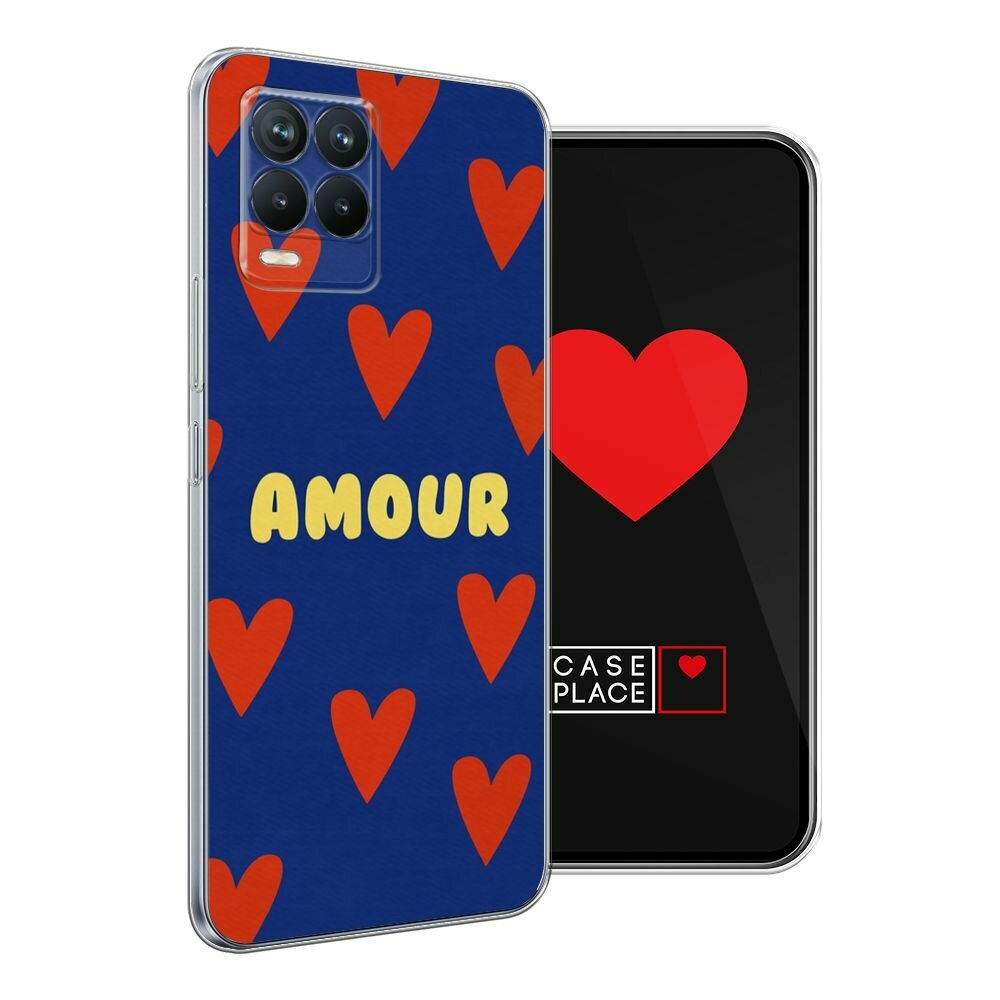 Чехол на Realme 8/8 Pro / Реалми 8/8 Про с принтом "Amour art - 14 февраля" — фото 1