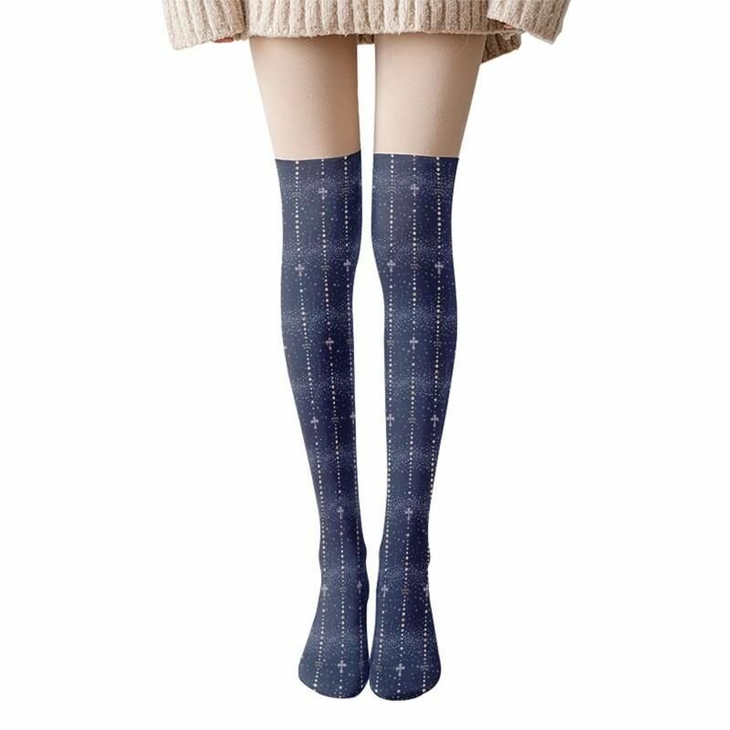 Чулки с Принтом Японской Лолиты-Стиль 9