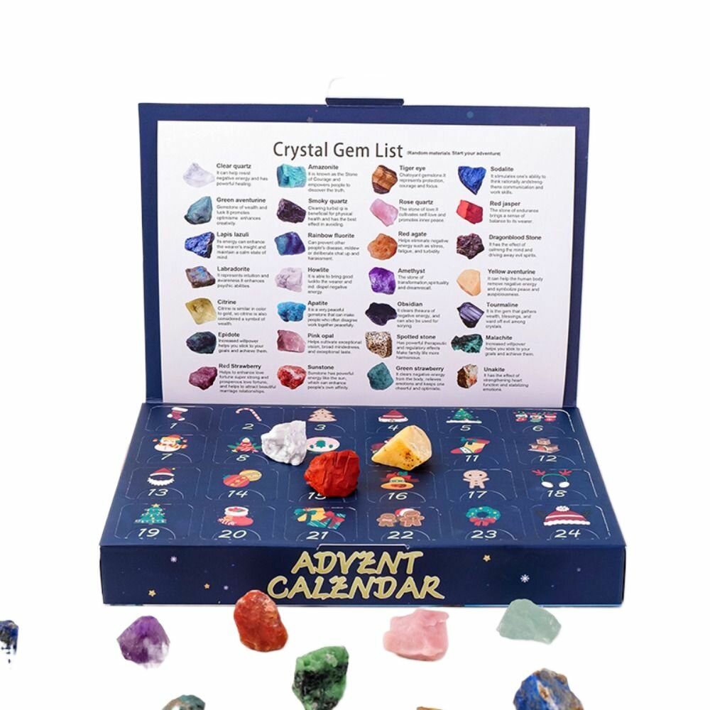 24 шт./комплект Рождественский Адвент Календарь Слепой Ящик