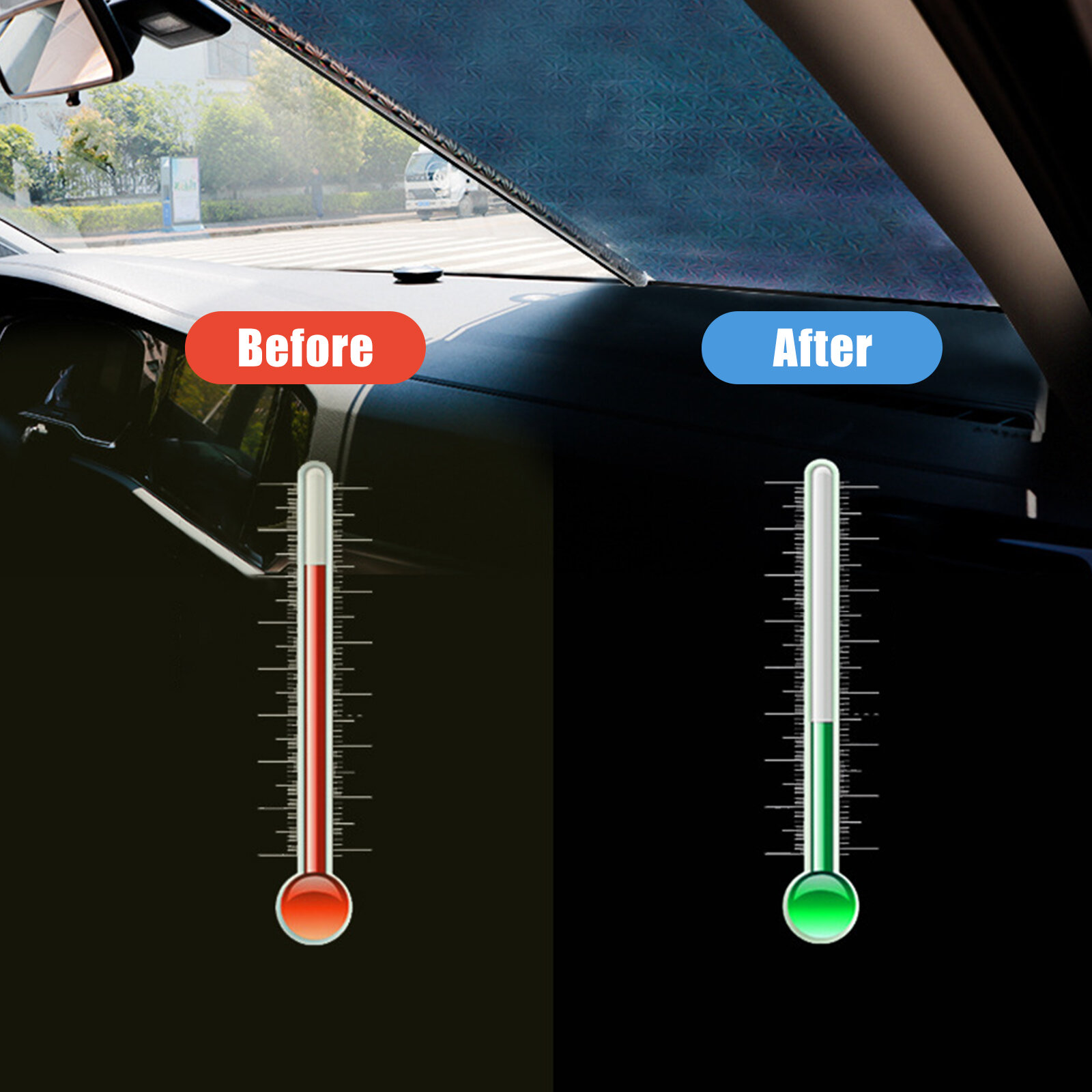 Выдвижной солнцезащитный козырек на лобовое стекло автомобиля, протектор солнцезащитного козырька на лобовое стекло с 3 присосками, солнцезащитный козырек на окно автомобиля