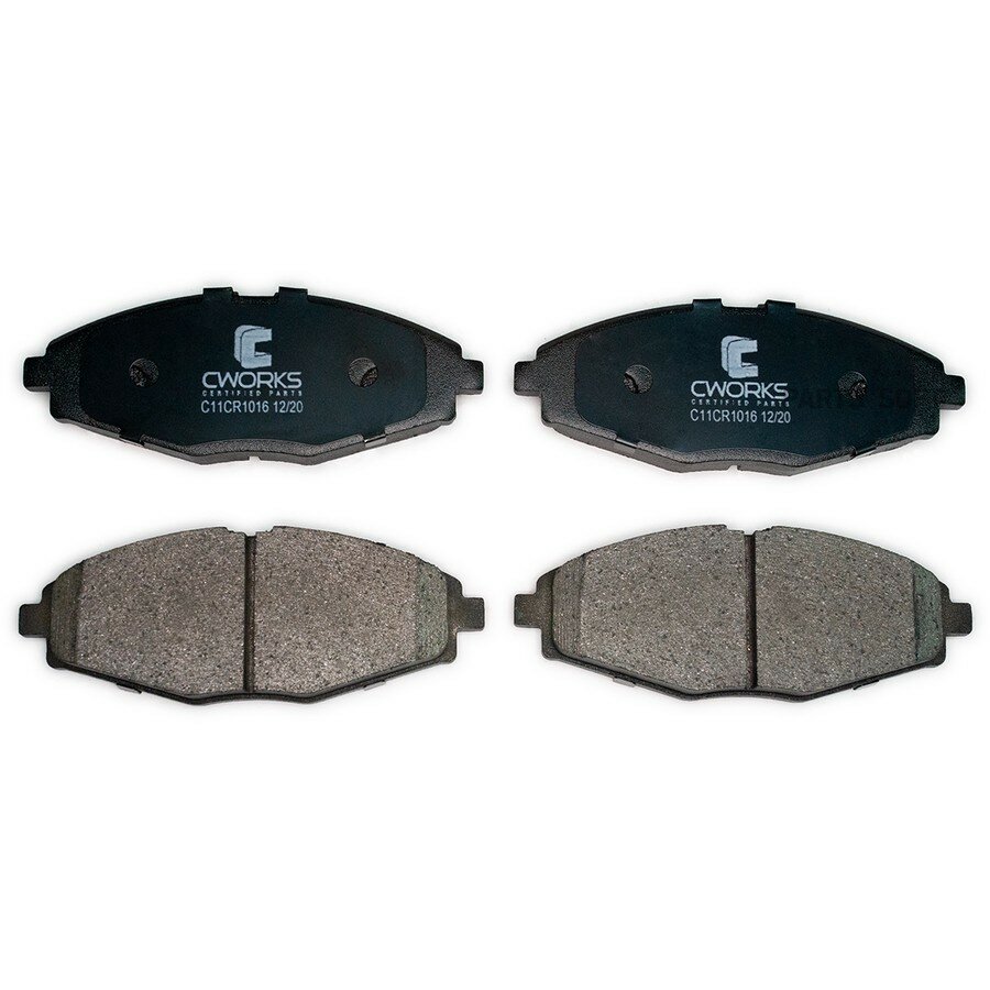 CWORKS Тормозные колодки передние, Low Metallic
