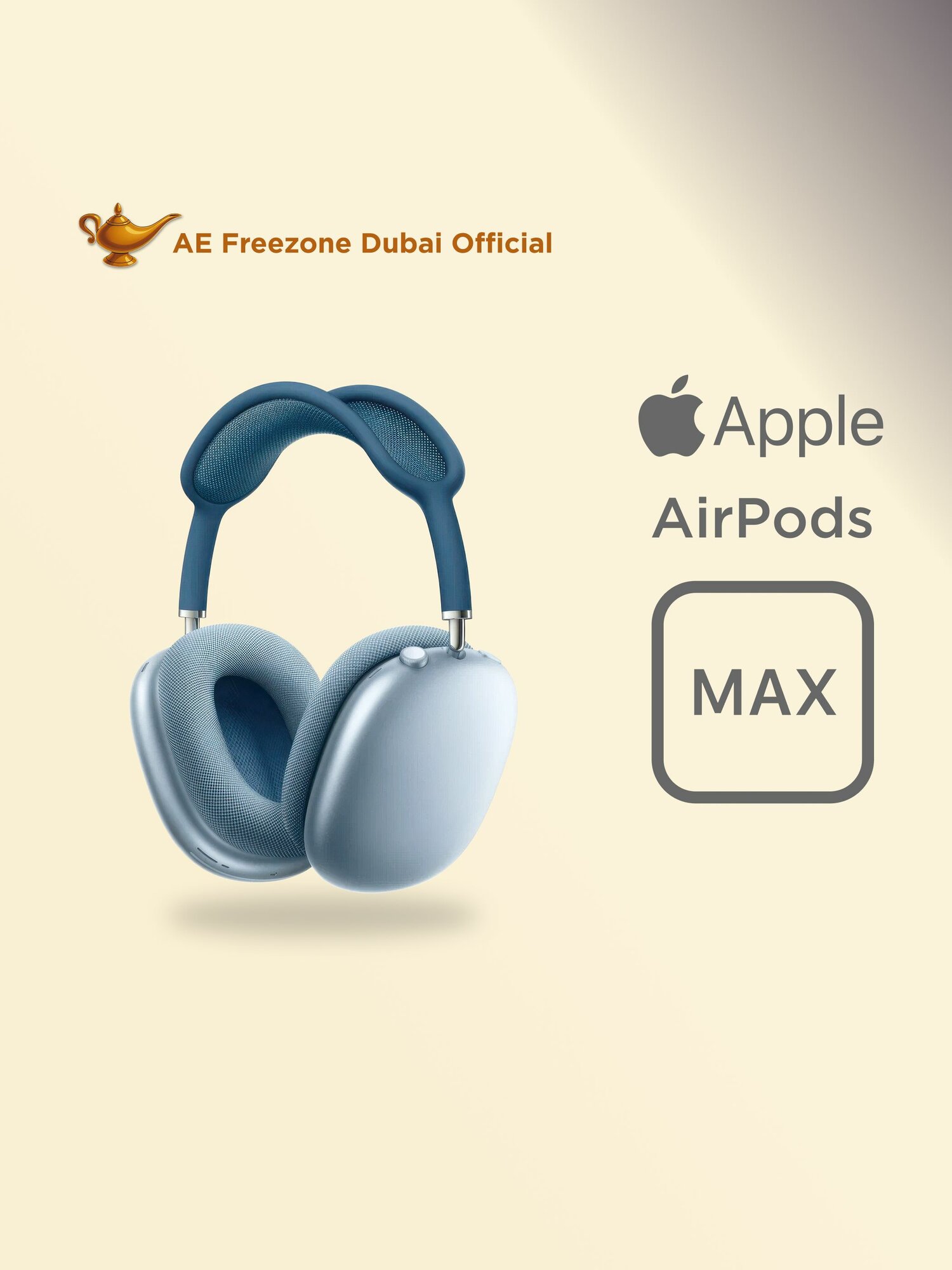 Беспроводные наушники AirPods Max, с шумоподавлением, цвет Blue