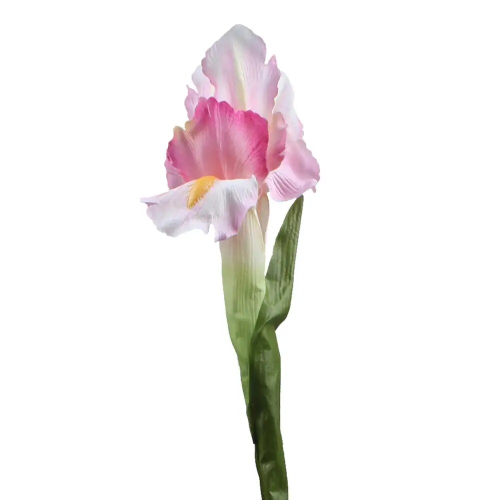 5 шт, искусственные белые ирисы MEIHON Розовый, Розовый