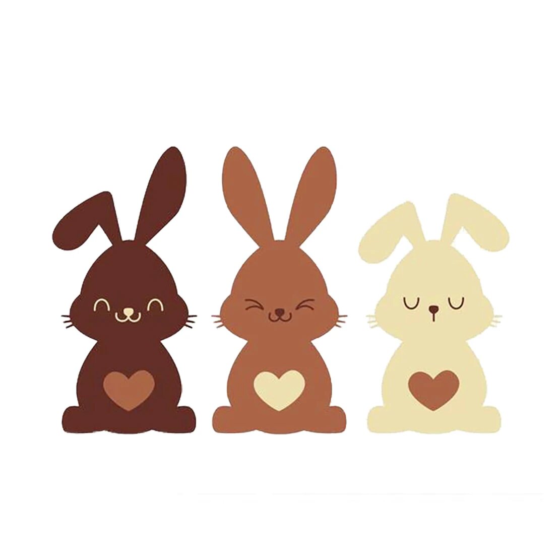 3 шт, трафареты кролика для скрапбукинга