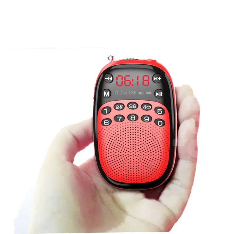 Портативное FM-радио JINSERTA, Red