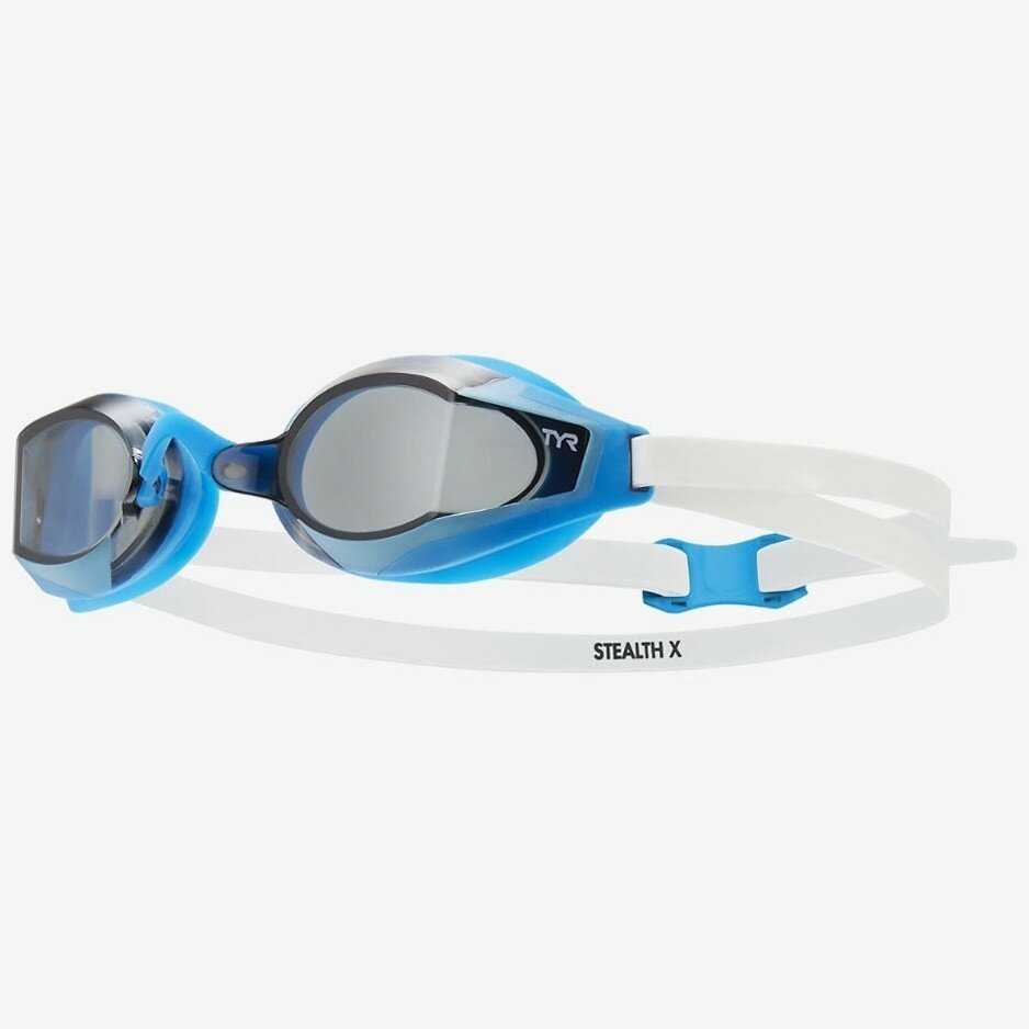 Очки для плавания TYR Stealth-X (156 Голубой, O/S)