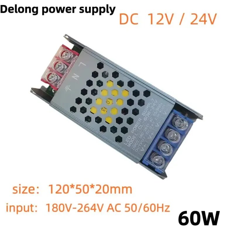 SHIYAN Трансформатор LED 12В 24В 60-400Вт