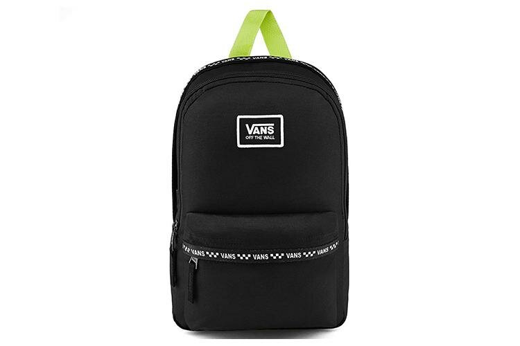 Рюкзак унисекс Vans черно-зеленый, ONE SIZE, стильный и удобный для повседневного использования