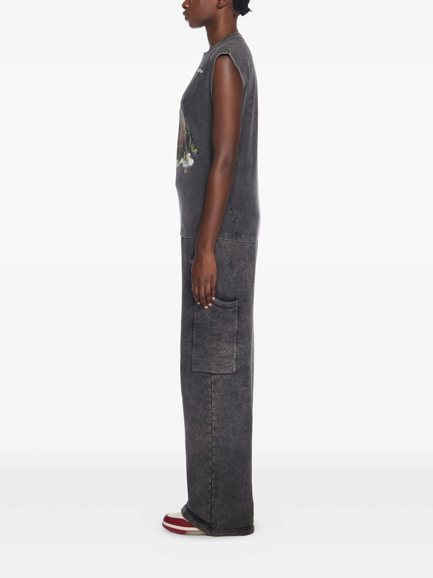 Накидка Off-White, размер 2XS, grey — фото 1