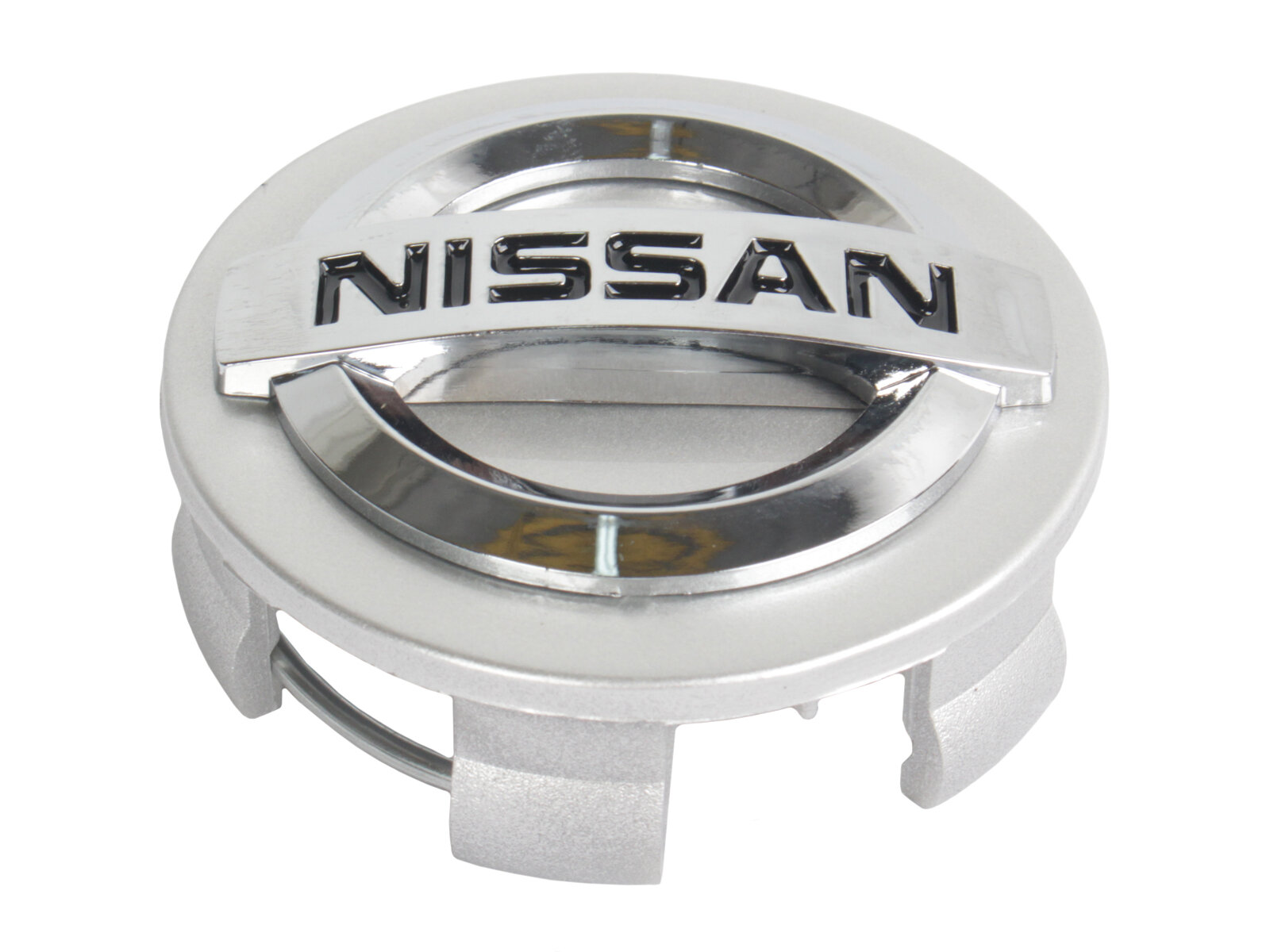Заглушка литого диска NISSAN серый хром 50-54