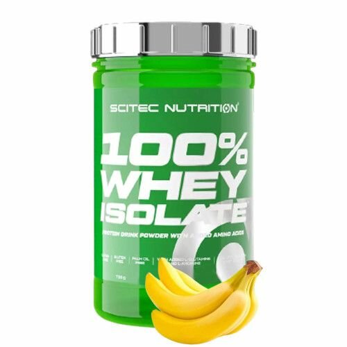 Скайтек Нутришн Протеин изолят, Scitec Nutrition 100% Whey Isolate 700 г Банан БАД