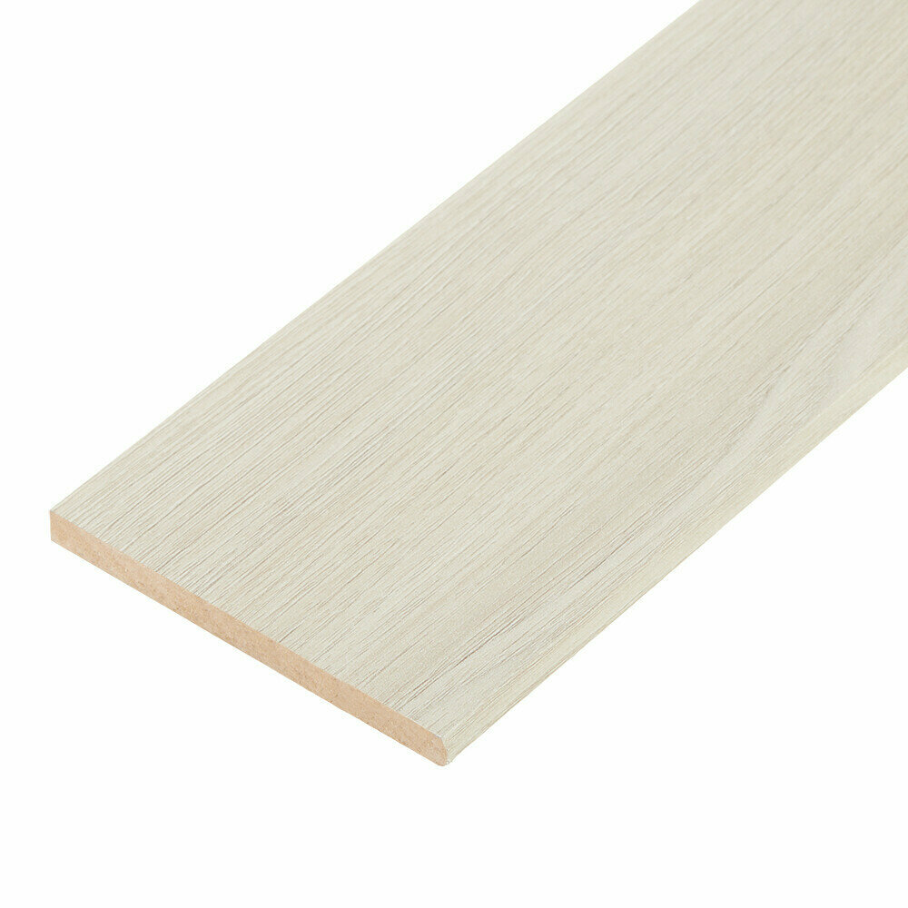 Доборная планка Лайт 28 100х8х2070/2100 мм финишпленка 3D cream (1 шт.)