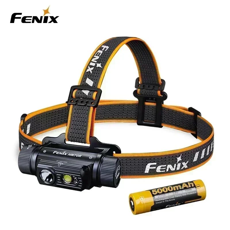 Новинка: Перезаряжаемый налобный фонарь FENIX HM70R с тройным источником света, 1600 люмен, для интенсивных работ на открытом воздухе и различных видов деятельности