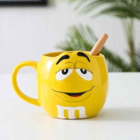 Чашка для горячего шоколада M Beans Желтый, as picture