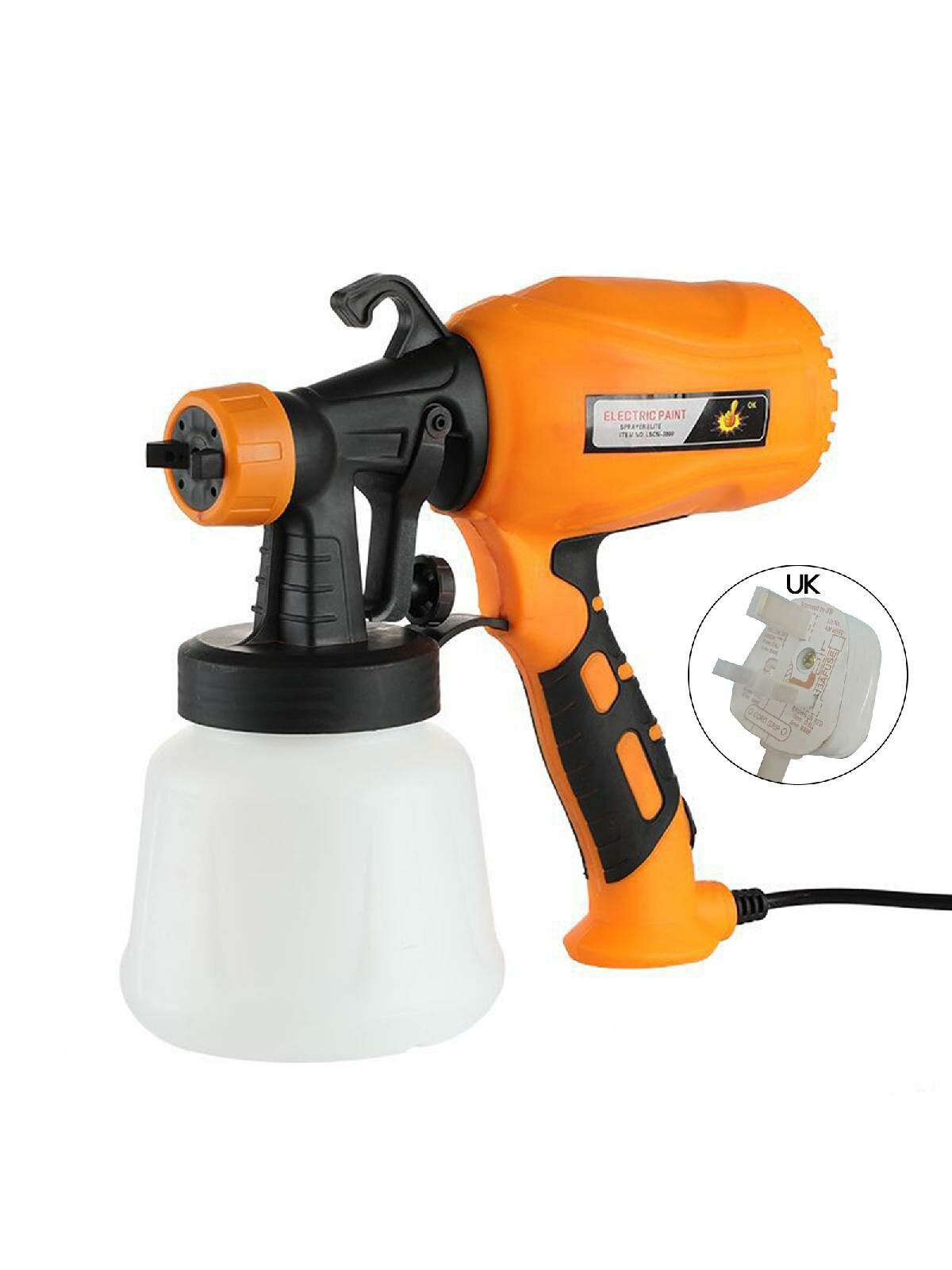 Электрический Краскопульт-Распылитель Краски Для Автомобильной Мебели Со Стальным Покрытием-Аэрограф 110V 220V