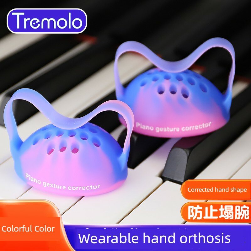 TREMOLO фортепиано, носимый корректор для рук, тренажер для пальцев, детский мяч с защитой от опрокидывания на запястье