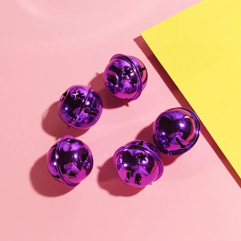 Рождественские колокольчики 20 штук Фиолетовый, 08, 20pcs