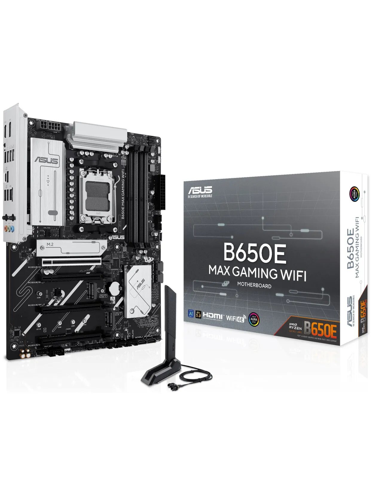 Материнская плата ASUS B650E MAX GAMING WIFI ATX AM5 AMD B650 4xDDR5 (256ГБ)