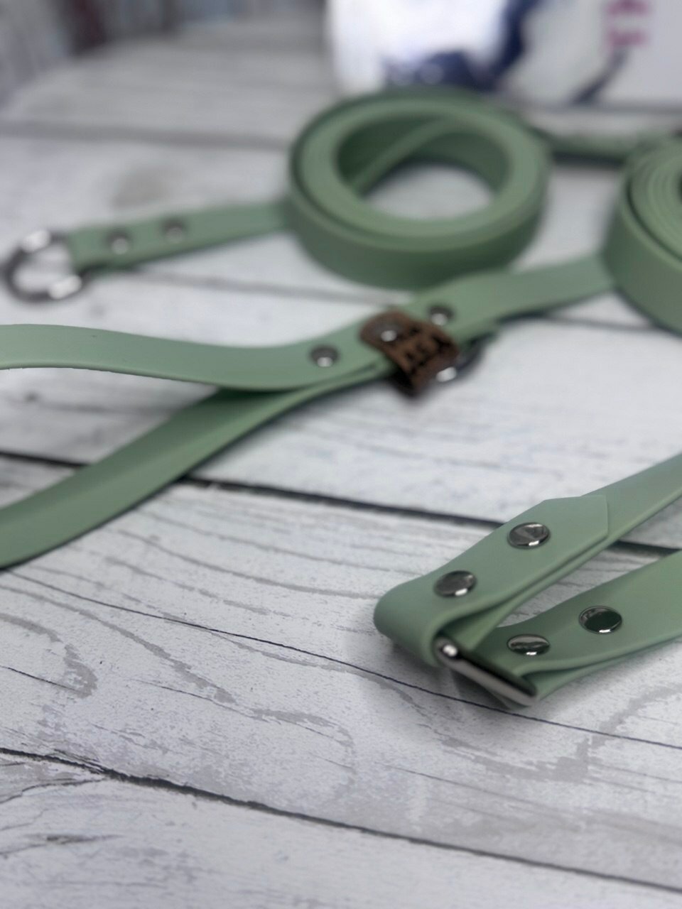 Поводок "The ДЕД", 2в1 для двух собак, прочный биотан, длина 3,5 м, ширина 20 мм