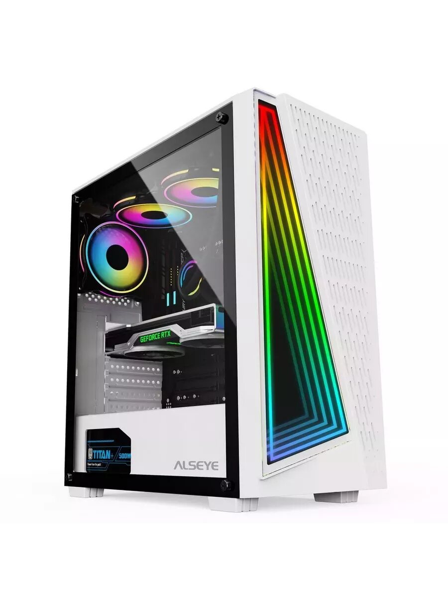 Корпус для компьютера X3-W, белый, Midi-Tower