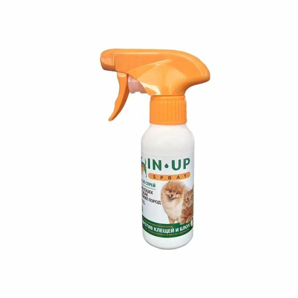 Ин-Ап спрей для наружного применения для кошек и собак мелких пород фл. 2,5мг+2,2мг/1мл 100мл