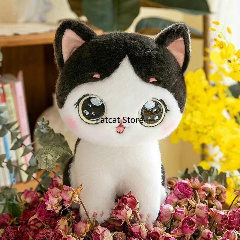 Кукла котенок, плюшевая игрушка для кошек, подарок на день рождения, 25 см