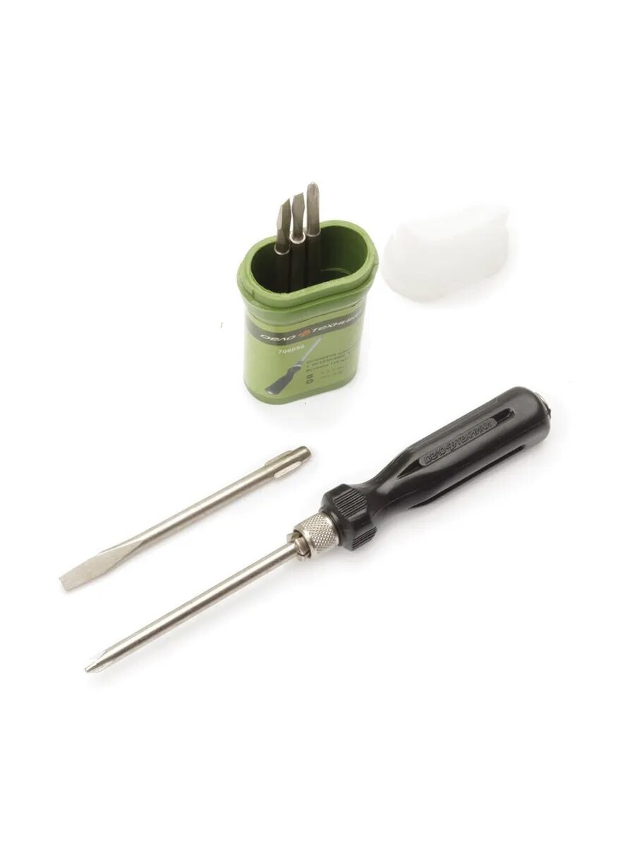 Отвёртка цанговая со вставками, 5 предметов, Дело Техники, 708050