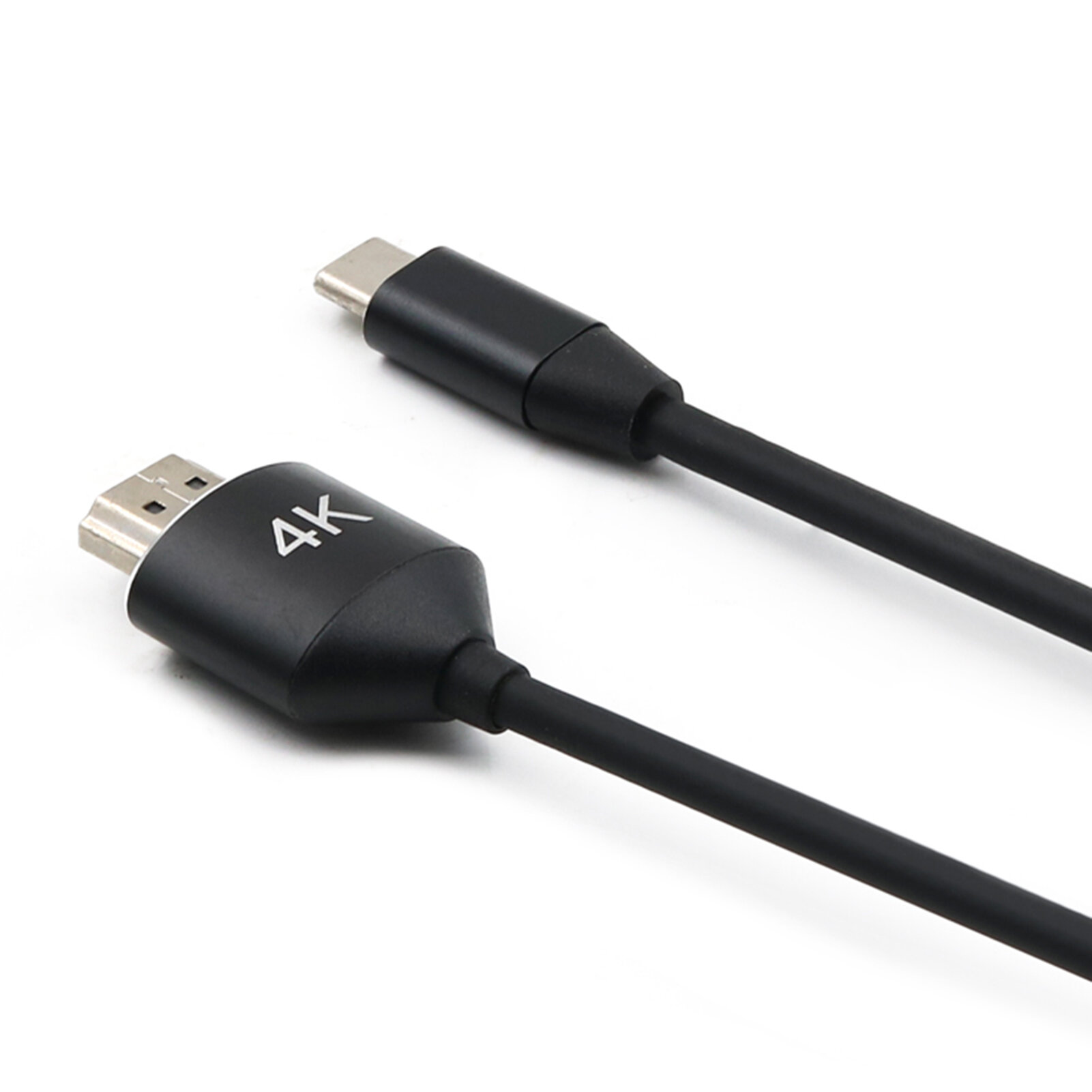 Кабель Type-C to HDMI 1080P 4K USB Type-C to HDMI, модель JW332, черный, длина 2м, материал портов алюминиевый сплав, материал провода PVC, вход USB 3.1 Type C, вес упаковки 68г, размер товара 40*25*10мм, размер упаковки 230*130*10мм, количество 1 шт.