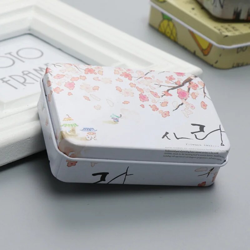 Металлическая мини-коробка для мелочей 9x6.5cm w2