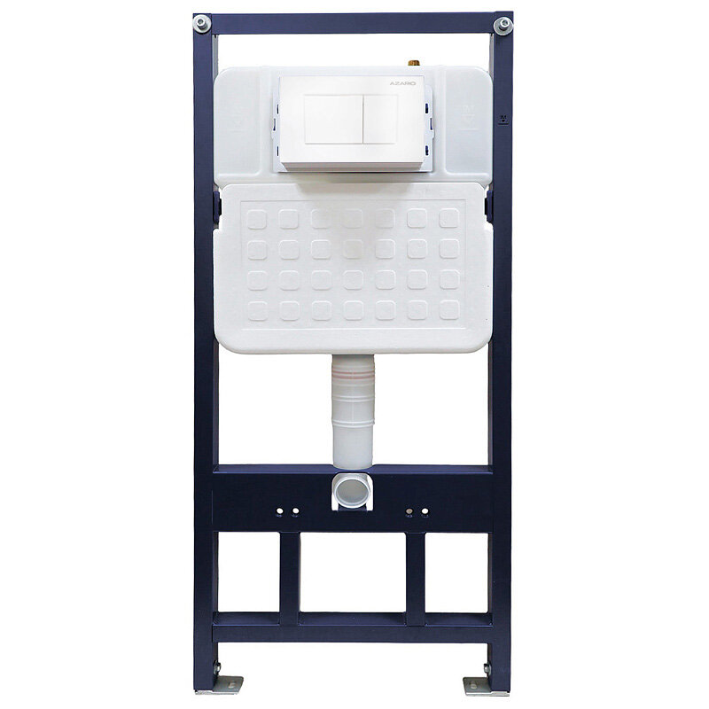 Инсталляция для унитаза Azario New-TS AZ-TS006T с кнопкой AZ-ABS-001-W