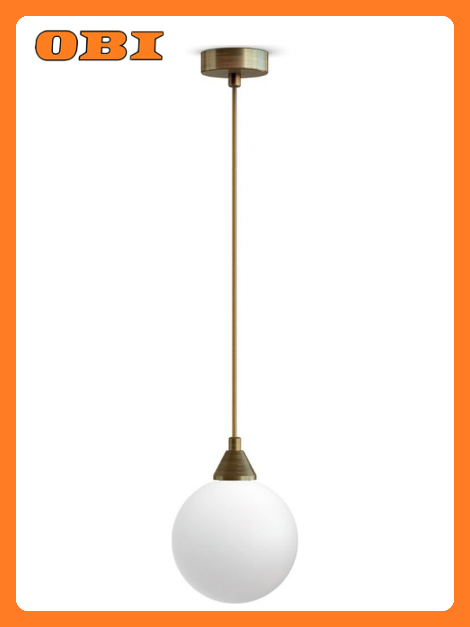 Светильник Лаборатория Света 33 Идеи, E27, 75Вт, латунь, стекло, белый