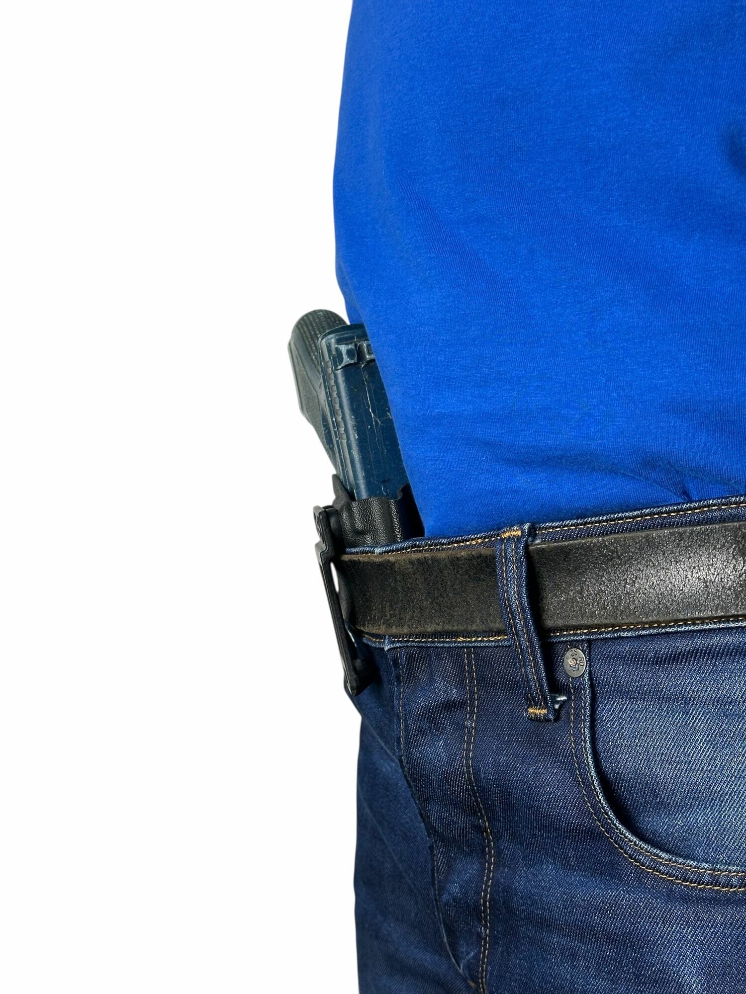 Кобура скрытого ношения для пистолета Glock 17 (Глок 17) с фонарём Olight Baldr S/Baldr-mini