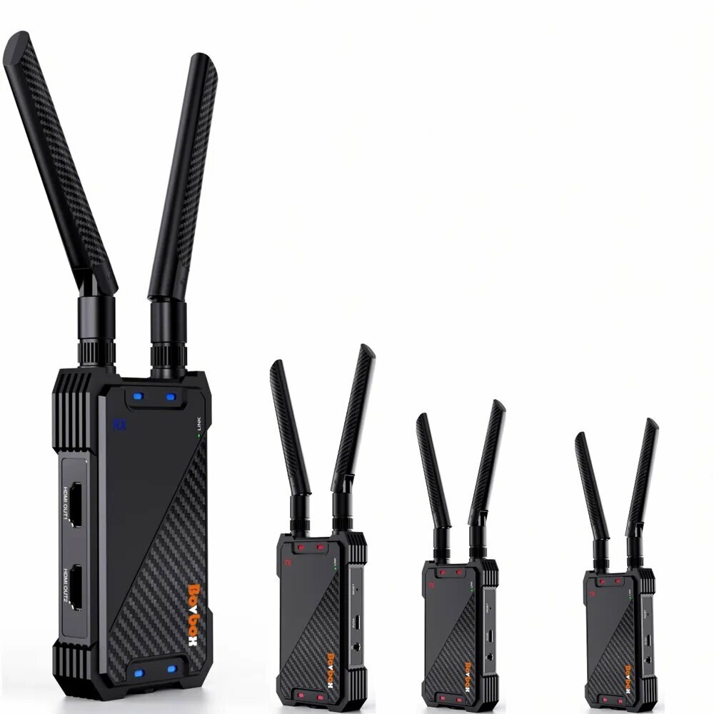 Беспроводной HDMI-передатчик и приемник WL081 Pro, 400 м с петлевым выходом, 1080P Full HD для потоковой передачи с DSLR-камеры, ноутбука, приставки на телевизор/проектор, поддержка ИК-сигнала