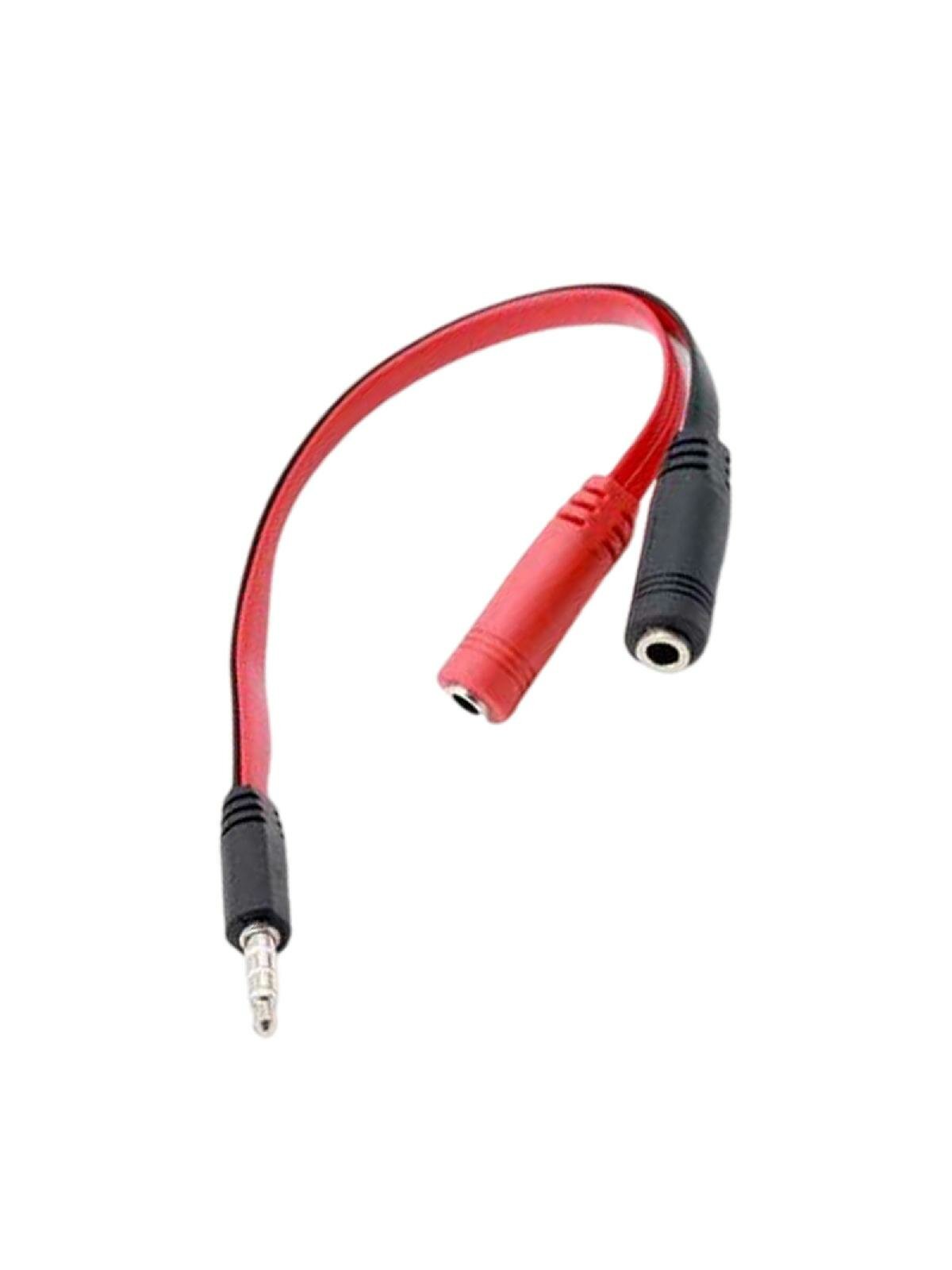 3,5 мм кабель-разветвитель для наушников-микрофонов, кабель-разветвитель 20 см для ПК и ноутбуков