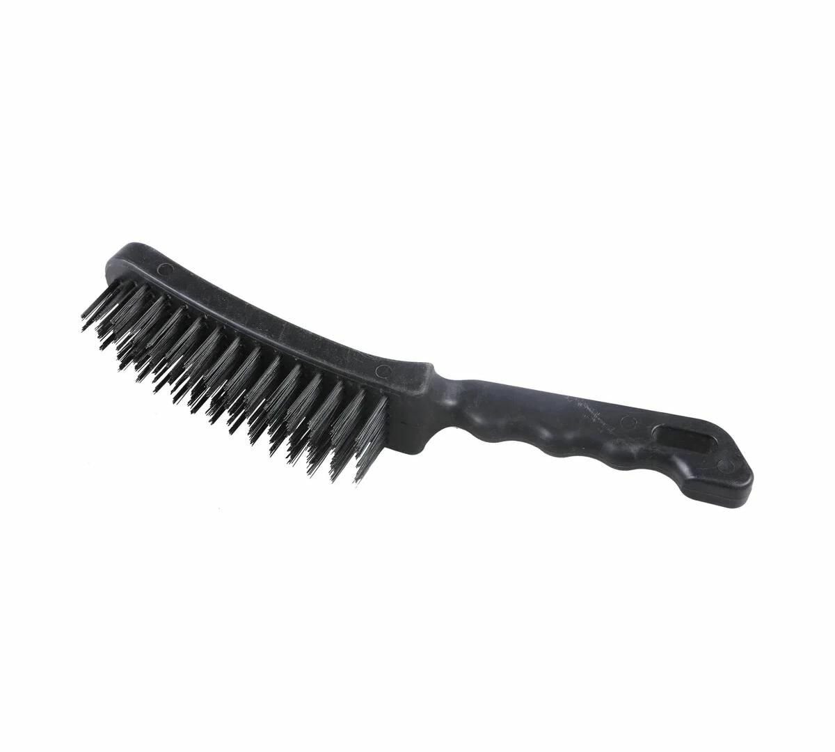 Щетка зачистная ARNEZI R8040326 металлическая 6-рядная, с пластмассовой ручкой