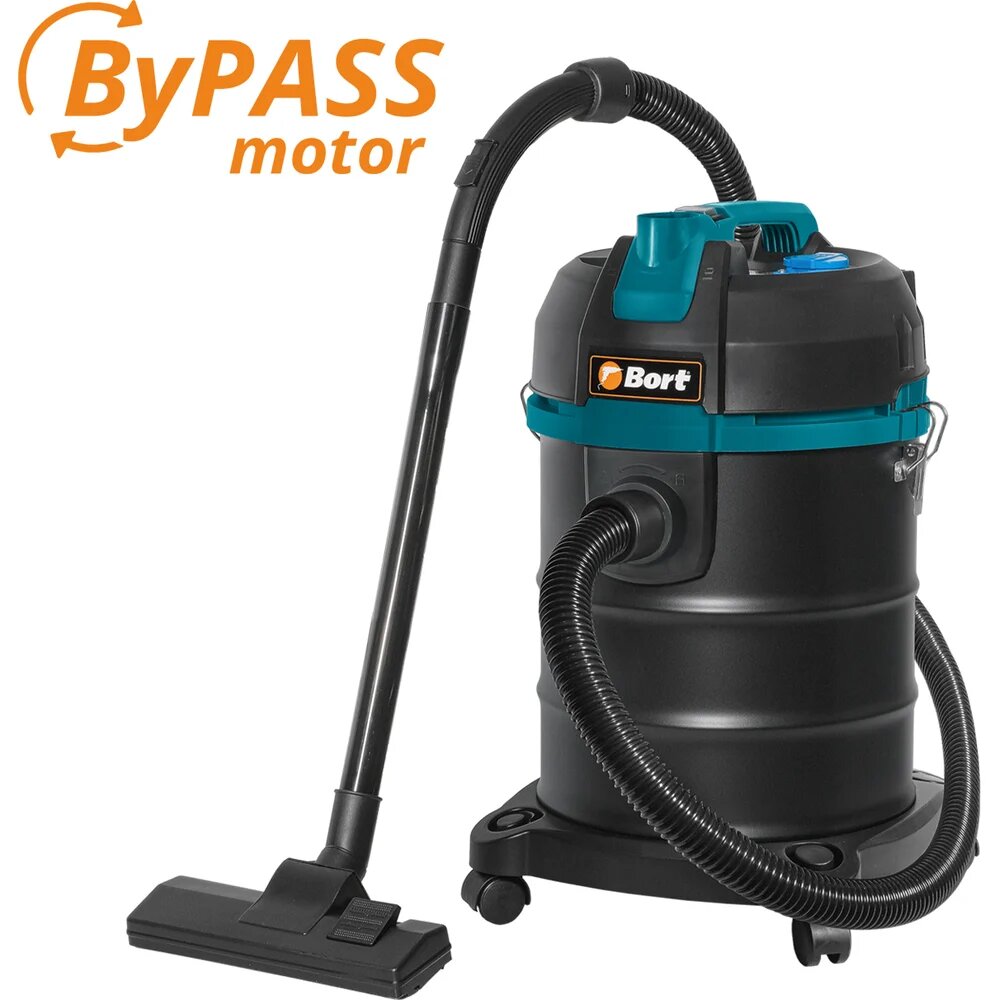 Пылесос для сухой и влажной уборки BORT BSS-1525 BLACK 93412604