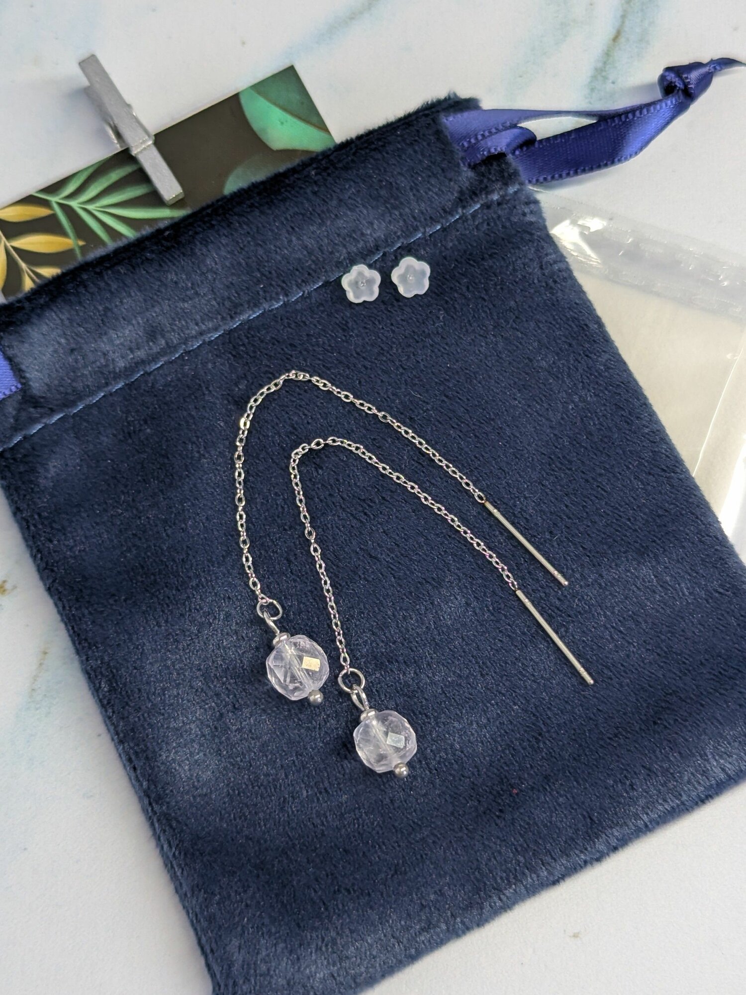 Серьги цепочки
