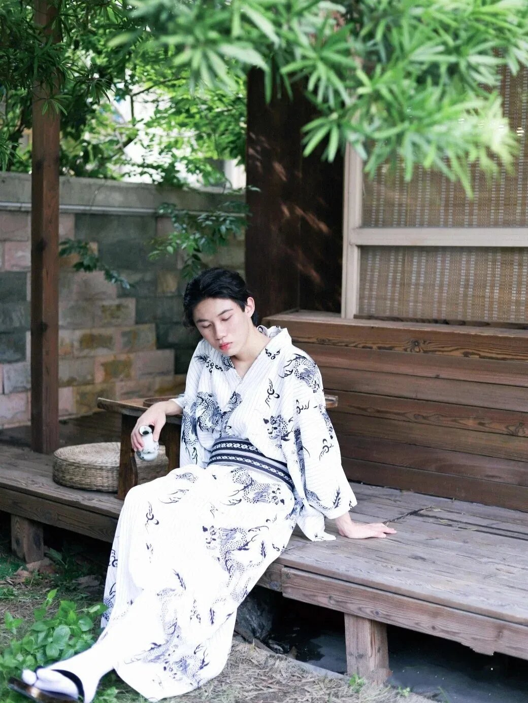 Мужское кимоно из полиэстера 9